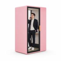 China Commercial Soundproof Pod Acoustic Meeting Booth 1000x1500x2200mm 220V for sale