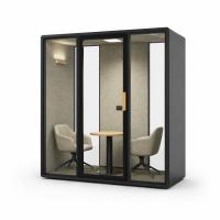China Premium Workplace Pod W1000xD2360xH2200mm with 220V Power and USB Type-C for sale