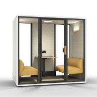 China Commercial Acoustic Office Privacy Pods Soundproof Phone Booth 1336x2360x2200mm for sale