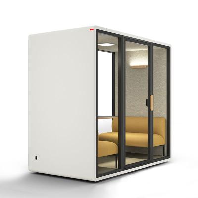 China OEM Soundproof Meeting Pod Office Privacy Booth Eco Friendly 220V 1336x2360x2200mm for sale
