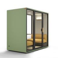 China Privacy Modular Sound Insulation Booth Quiet Pods for Office Collaborative Work 1336x2360x2200mm for sale