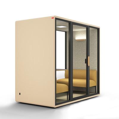 China Compact Privacy Office Pod Acoustic Cabin Soundproof Booth 1336x2360x2200mm OEM for sale