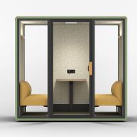 China 35dB Acoustic Sound Absorbing Booth Soundproof Phone Booth Office Cabin W1336xD2360xH2200mm for sale