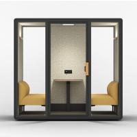 China ODM Privacy Soundproof Office Booth Cube with High Density Acoustic Foam 1336x2360x2200mm for sale