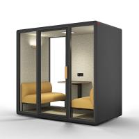 China Privacy Soundproof Meeting Pods Call Booth 110V-240V USB Charging 1336x2360x2200mm for sale