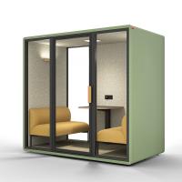 China Privacy Modular Sound Insulation Booth Quiet Pods for Office Collaborative Work 1336x2360x2200mm for sale