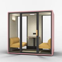 China Commercial Soundproof Meeting Pod Acoustic Enclosure 1336x2360x2200mm Workspace for sale