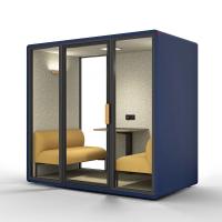 China Workplace Prefab Soundproof Room Privacy Cube Pod Office Noise Reduction for sale