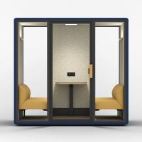 China Noise Reduction Sound Proof Office Cabin Workspace Booth Acoustic Systems ODM for sale