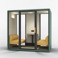 China Soundproof Acoustic Isolation Booth Meeting Cabin 1336x2360x2200mm for Office for sale