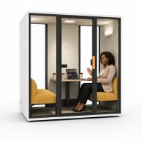 China Smart Prefab Soundproof Room Office Acoustic Booth For Digital Workplace for sale