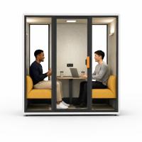 China Commercial Office Privacy Mini Sound Proof Booth Acoustic Seating Pod W1336mm for sale