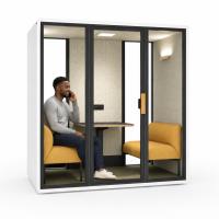 China Commercial Office Privacy Mini Sound Proof Booth Acoustic Seating Pod W1336mm for sale