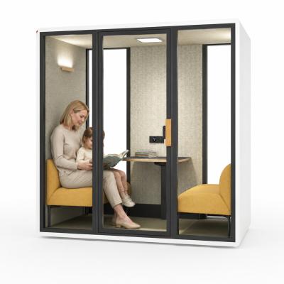 China Soundproof Meeting Pod Phone Booth for Office Quiet Business Communication 1336x2360mm for sale