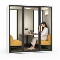 China Soundproof Meeting Pod Phone Booth for Office Quiet Business Communication 1336x2360mm for sale