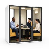 China Compact Privacy Office Pod Acoustic Cabin Soundproof Booth 1336x2360x2200mm OEM for sale
