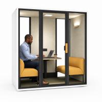 China OEM Soundproof Meeting Pod Office Privacy Booth Eco Friendly 220V 1336x2360x2200mm for sale