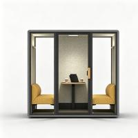 China Privacy Modular Sound Insulation Booth Quiet Pods for Office Collaborative Work 1336x2360x2200mm for sale