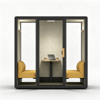 China Privacy Modular Sound Insulation Booth Quiet Pods for Office Collaborative Work 1336x2360x2200mm for sale