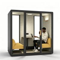 China Modular Room Privacy Booth Soundproof Office Pod 1000mm Custom for sale