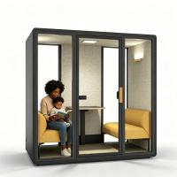 China ODM Privacy Soundproof Office Booth Cube with High Density Acoustic Foam 1336x2360x2200mm for sale