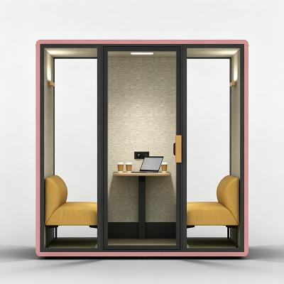 China Soundproof Office Phone Privacy Booth Study Pod for Calls Meetings 220V for sale