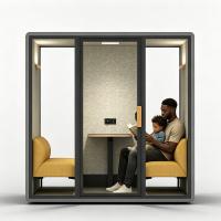 China Portable Prefab Soundproof Room Open Office Privacy Pod Odorless for sale
