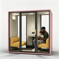 China Portable Prefab Soundproof Room Open Office Privacy Pod Odorless for sale