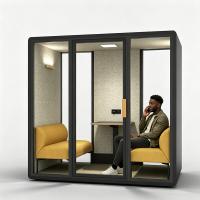 China Eco Friendly Enterprise Acoustic Vocal Booth For Workplace Rust Proof for sale