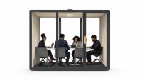China B2B 6-Person Acoustic Meeting Pod for Office Fit-Out Projects for sale