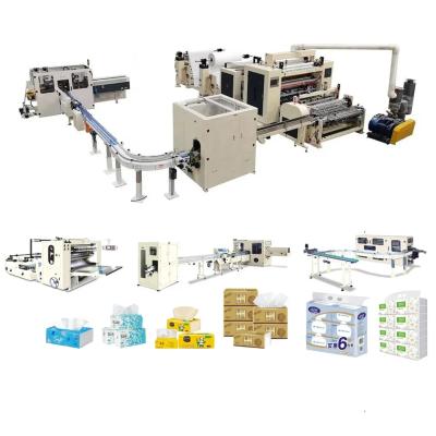 China Tissue Paper Production Line PLC Control 150-600m/min 2-20 Tons/Day for sale