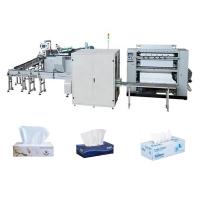 China Automatic Facial Tissue Production Line With Steel Embossing for sale