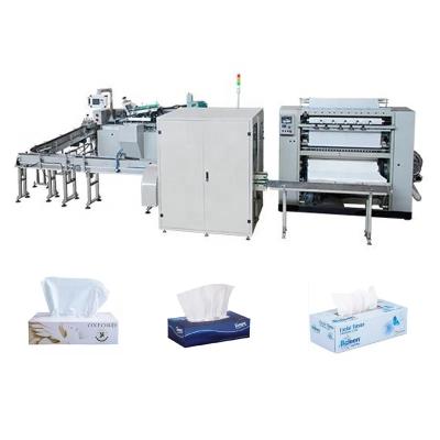 China Automatic Facial Tissue Production Line With Steel Embossing for sale