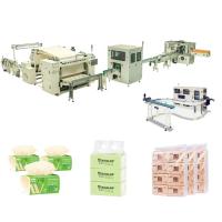 China Steel to Steel Embossing Facial Tissue Machine 200mm Folding Size 380V 50Hz for sale