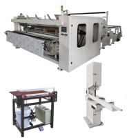 China Touch Screen Toilet Paper Wrapping Machine Steel to Rubber Embossing 150-300mm for sale