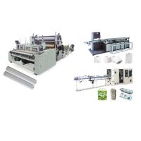 China PLC Controlled Toilet Tissue Manufacturing Facility 150-300mm Cutting Diameter Touch Screen for sale