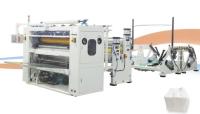 China High-Speed Facial Tissue Folding Machine with 1000 Sheet/Min/Lane Capacity and 2850mm Max Roll Width for sale
