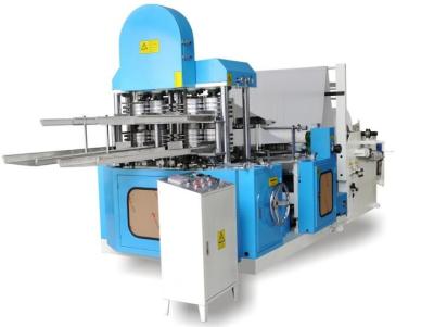 China SCJ-A-4L 380V 4-Lane Napkin Paper Folding Machine 3.7-5.5Kw with Pneumatic Feeding and 1100mm Roll Capacity for sale
