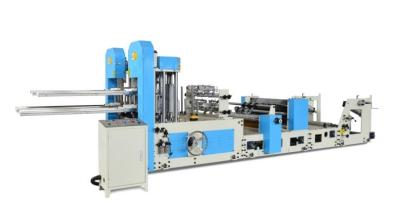 China SCJ-A-4L Industrial Paper Folding Machine 4 Lanes Automatic Electrical Counting 1100mm Roll Capacity for sale