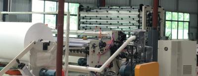 China FJ-N3000 2600 High Speed Non-Stop Toilet Paper Rewinding Production Line 200m/min 8tons for sale