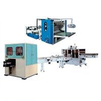 China Vacuum Folding Facial Tissue Production Line 200mm V-Folding Roots Vacuum Pump 110m/min for sale