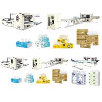 China 110m/min Facial Tissue Converting Machine With Roots Vacuum Pump Performance for sale