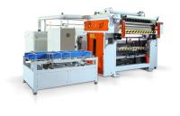 China Bottom Pull /V Fold Facial Tissue Folding Machine Production Line for sale