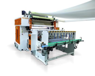 China V Fold Facial Tissue Folding Machine With Auto Transfer Unit for sale