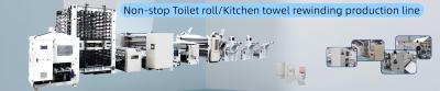 China High Speed Non-Stop Toilet Paper Production Line 300m/min 10-20 Tons Capacity for sale