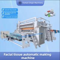 China Automatic Facial Tissue Production Line Interfold Making Machine 130m/min 100m/min for sale