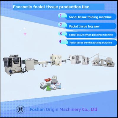 China Facial Tissue Making Machine Semi Automatic Production Line for sale