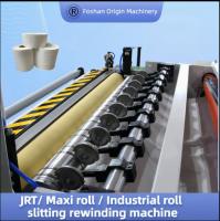 China JRT Industrial Roll Rewinding Line with Online Slitters - 300m/min Speed, Φ100-600mm Winding Diameter for Tissue Products for sale