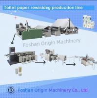 China Fully Automatic Toilet Paper Production Line with glue lamination unit for sale