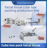 China V Fold Facial Tissue Production Line Automatic Machine Interfold Making Machinery Hand Towel for sale